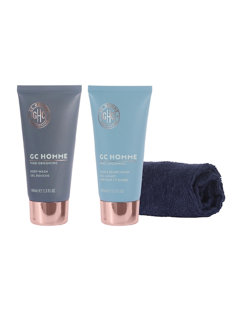 Kit de shampoo y gel para cabello todo tipo GC Homme Fine Grooming ...